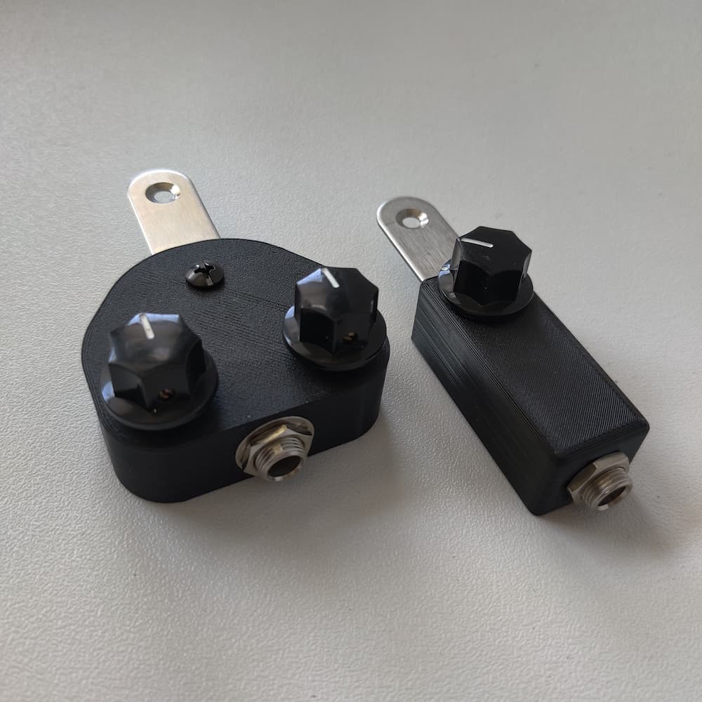 Updated tone volume control boxes – Panique Jazz